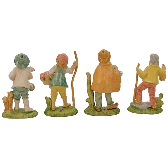 Set 8 figure per presepe 8 cm | Mondo Presepi
