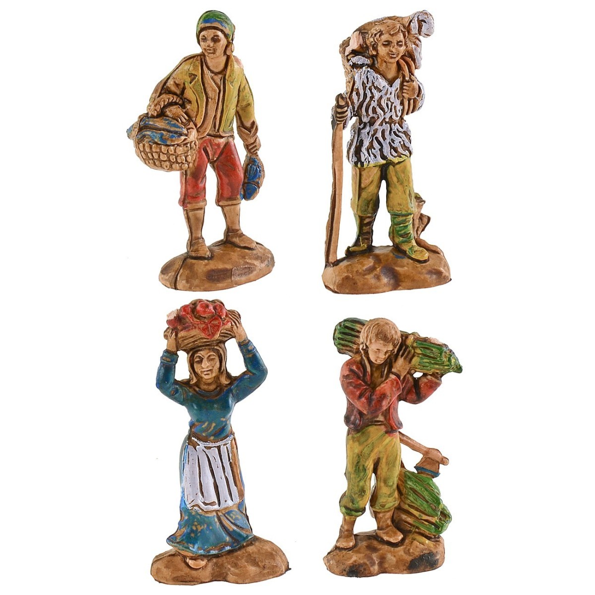 Statuine Presepe in PVC da 1,5-4 cm - Mondo Presepi